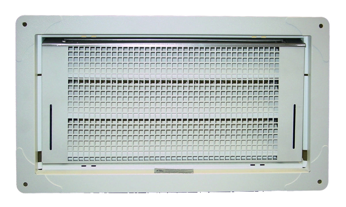 Dual Function Smart Flood Vent 16" x 8" - White Powder Coated ...