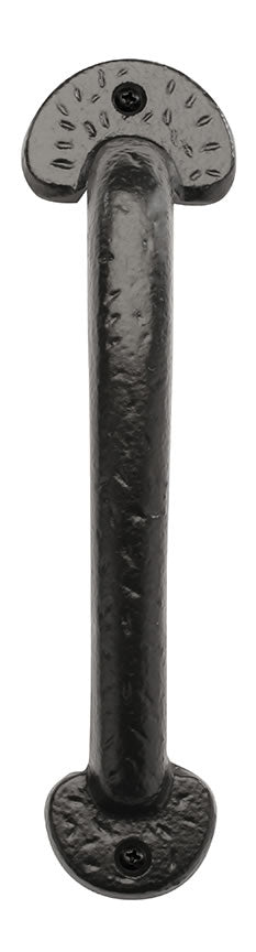 Carriage House- 9" Colonial Bean End Pull Handle, Iron - Traditional ...